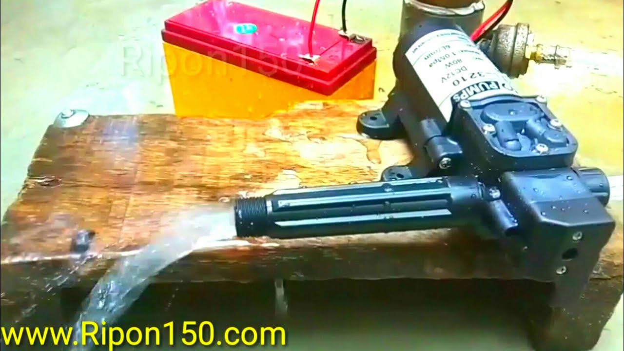 XTL 3210 পাম্প দিয়ে টিউবওয়েল থেকে পানি তুলুন /New PRO Pump 12v 80w 6L ...