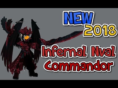 AQW - INFERNAL NAVAL COMMANDER SET! - YouTube