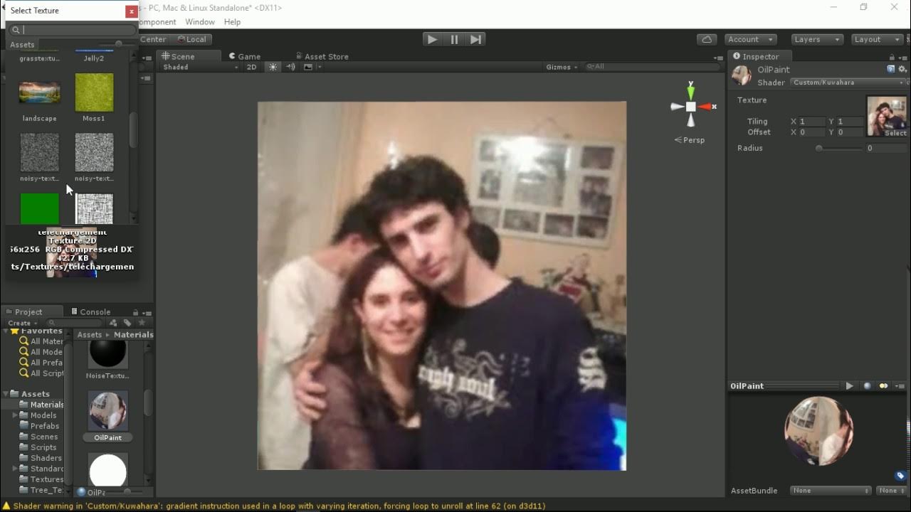 Unity shader : Oil painting effect (Kuwahara filter) - YouTube