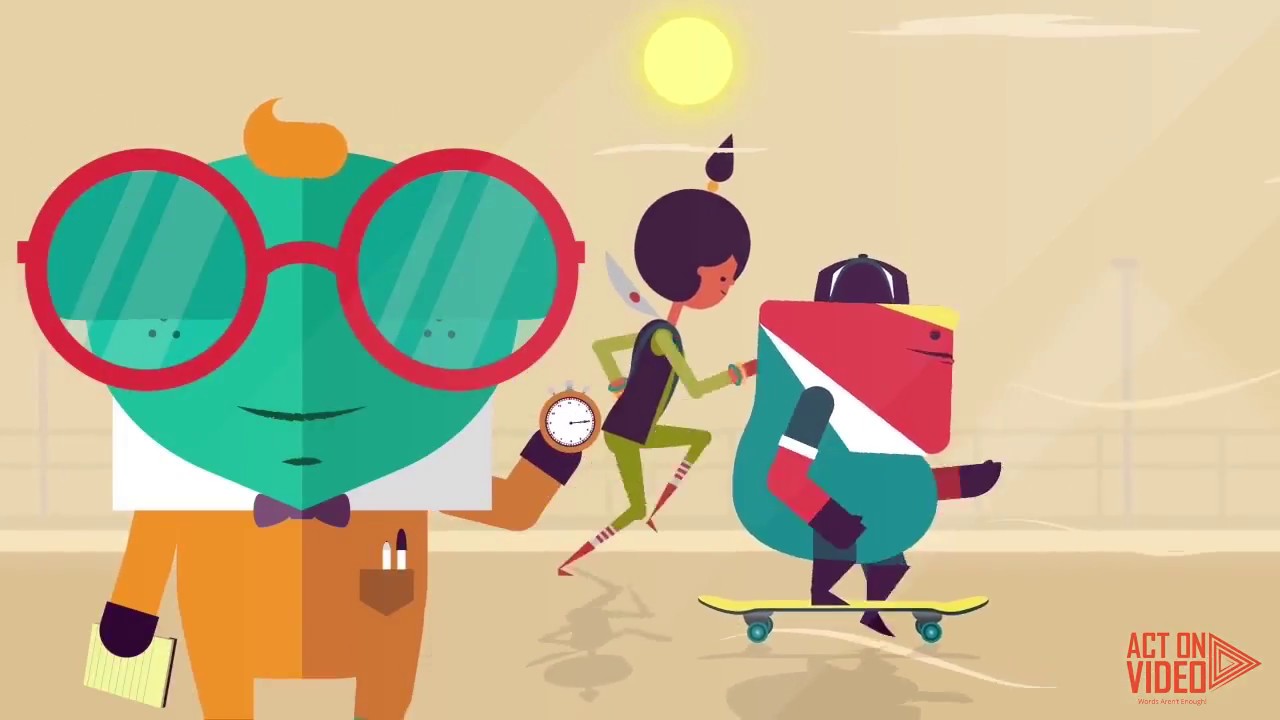 Educational Explainer Video -2D Character Animation - Mean, Median, Mode - YouTube