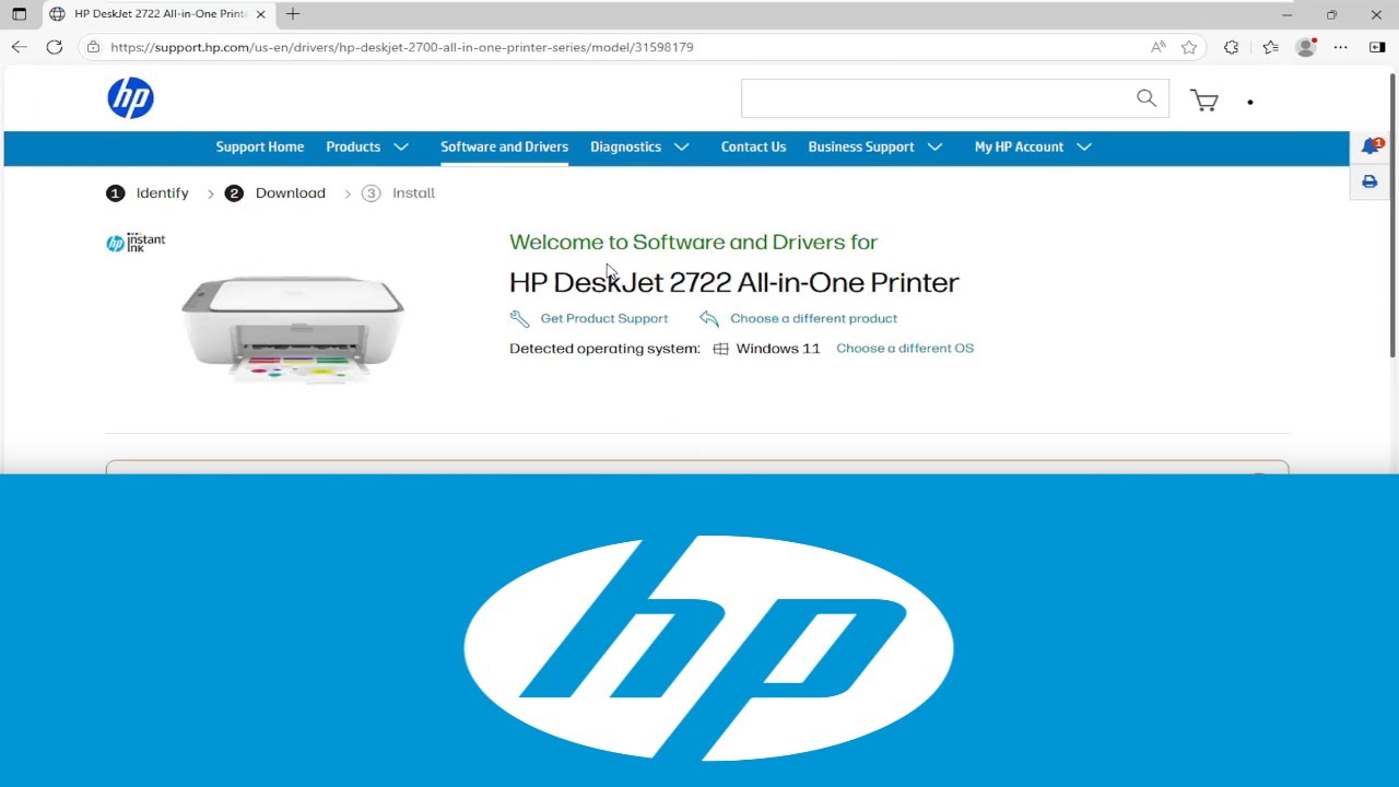How To Install and Setup HP DeskJet 2722 Printer [Guide] - YouTube