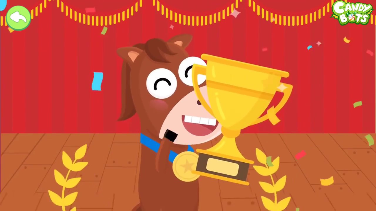 Candybots Animals Learn Name and Animal Sound Apps for Kids - YouTube