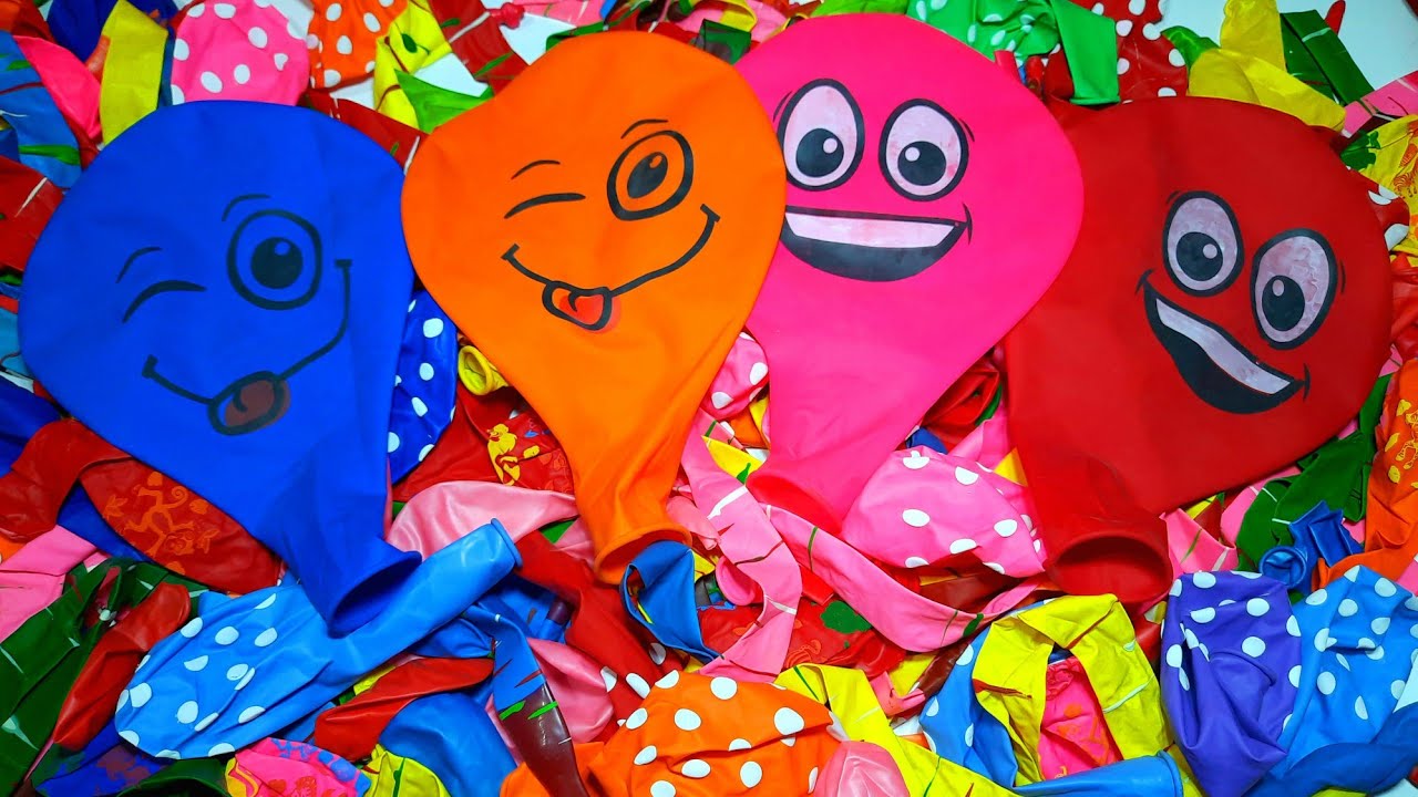 DECORATING FUN PUNCH BALLOON WITH STICKERS AND POPPING IT!!! .PART ...