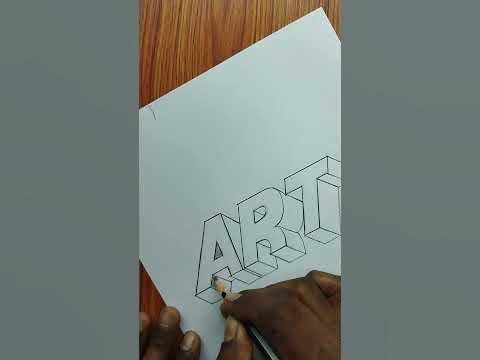 3d word "ART" - YouTube