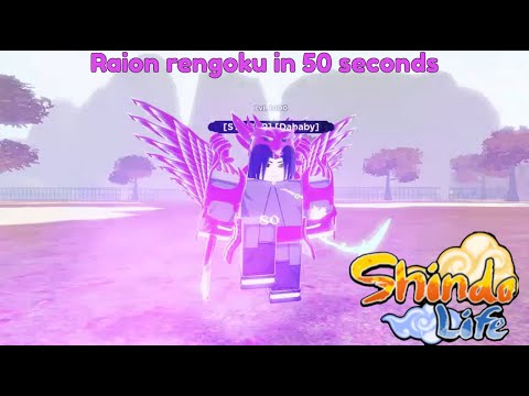 [Shindo Life] Raion Rengoku full showcase in 50 seconds! - YouTube