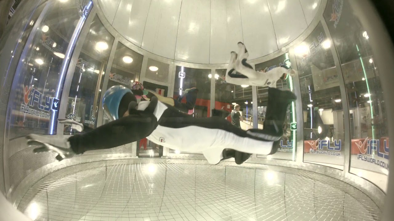 2019-11-12 2of2 Dynamic4 wind tunnel flying - YouTube