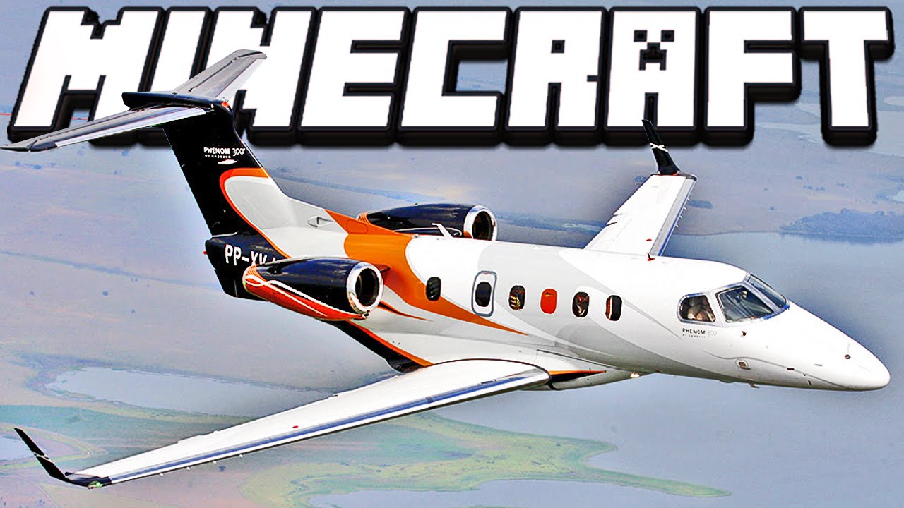 Minecraft - Industrial Craft: Avião Jato - YouTube