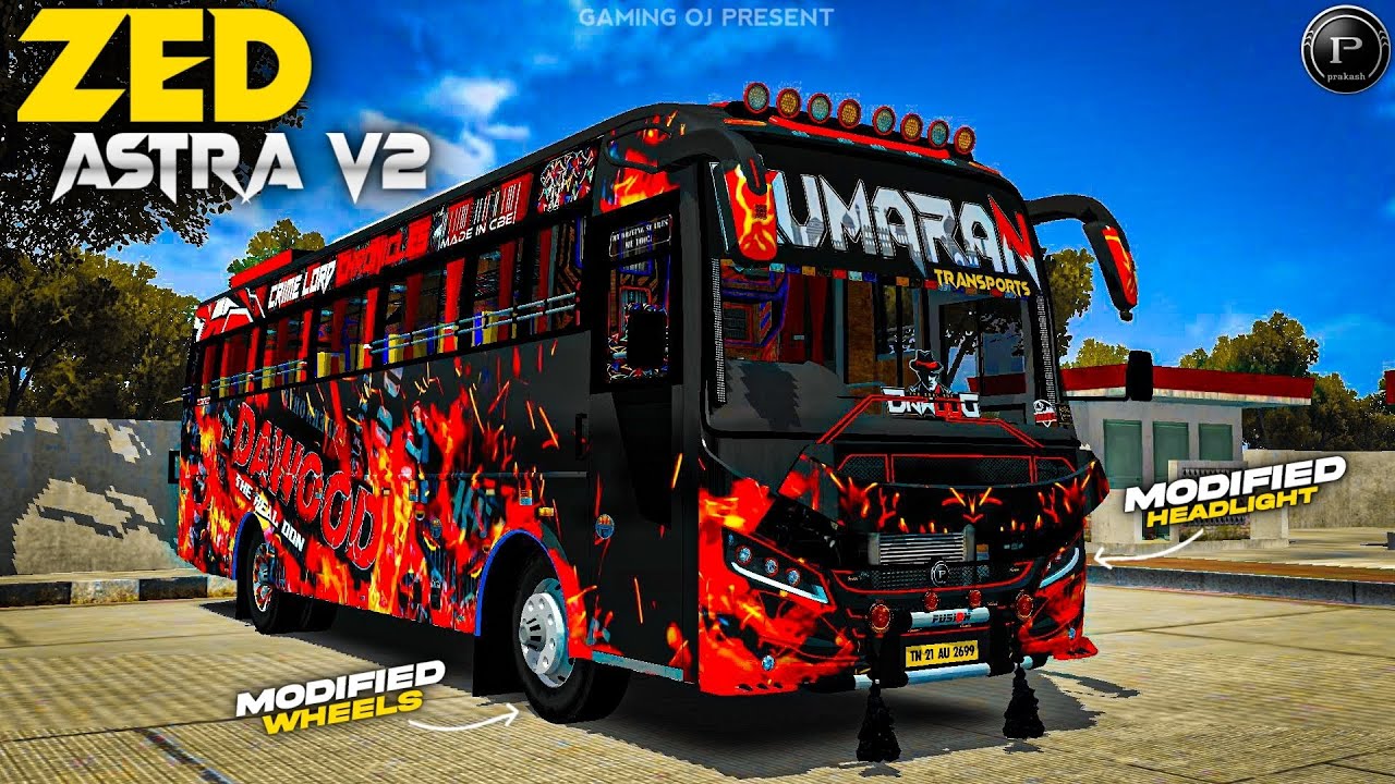 Brand New ZED ASTRA V2 TOURIST BUS MOD For Bus Simulator Indonesia I ...