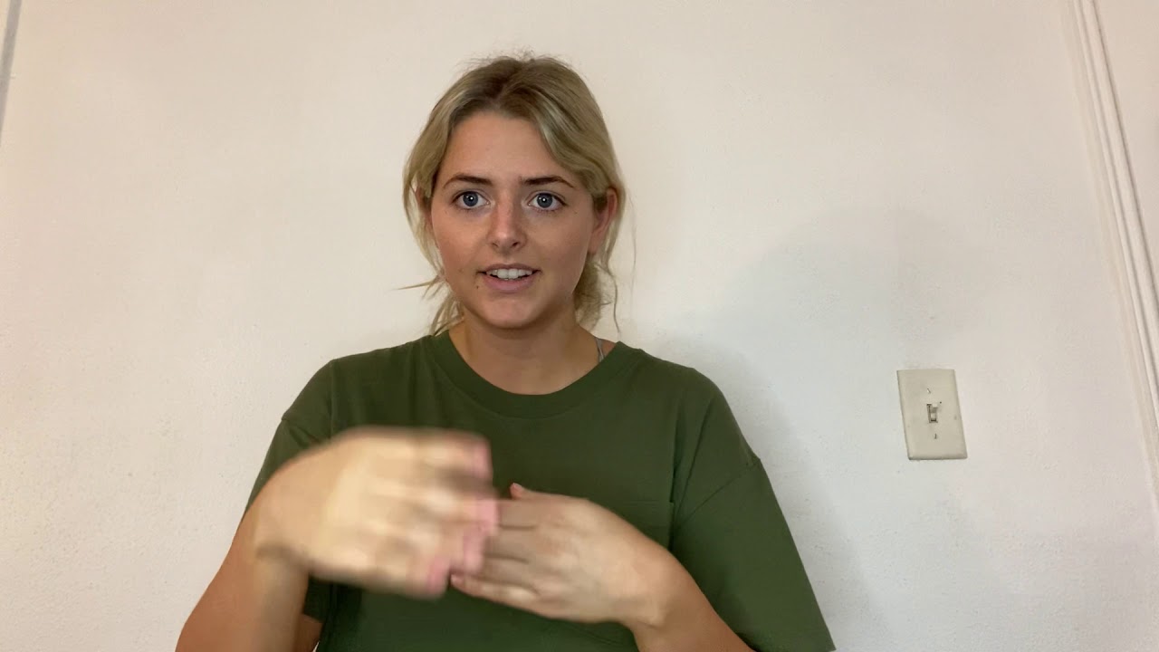 ASL 3 - Test 3 - Expressive - YouTube