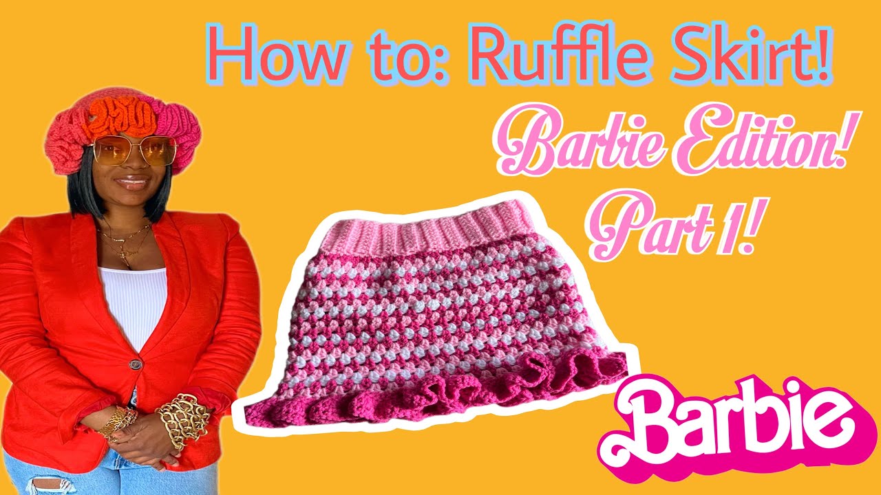 How to: Ruffle Skirt! Barbie EDITION! Part 1! Beginner Friendly! - YouTube