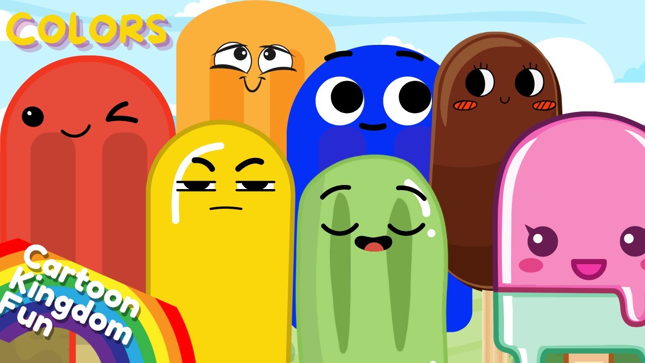 Learn Colors with Popsicles | Rainbow Colors | Toddler Colours ...