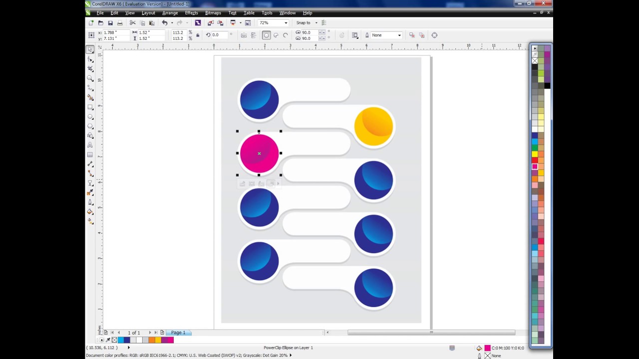 How to create Infographic in Coral Draw - YouTube