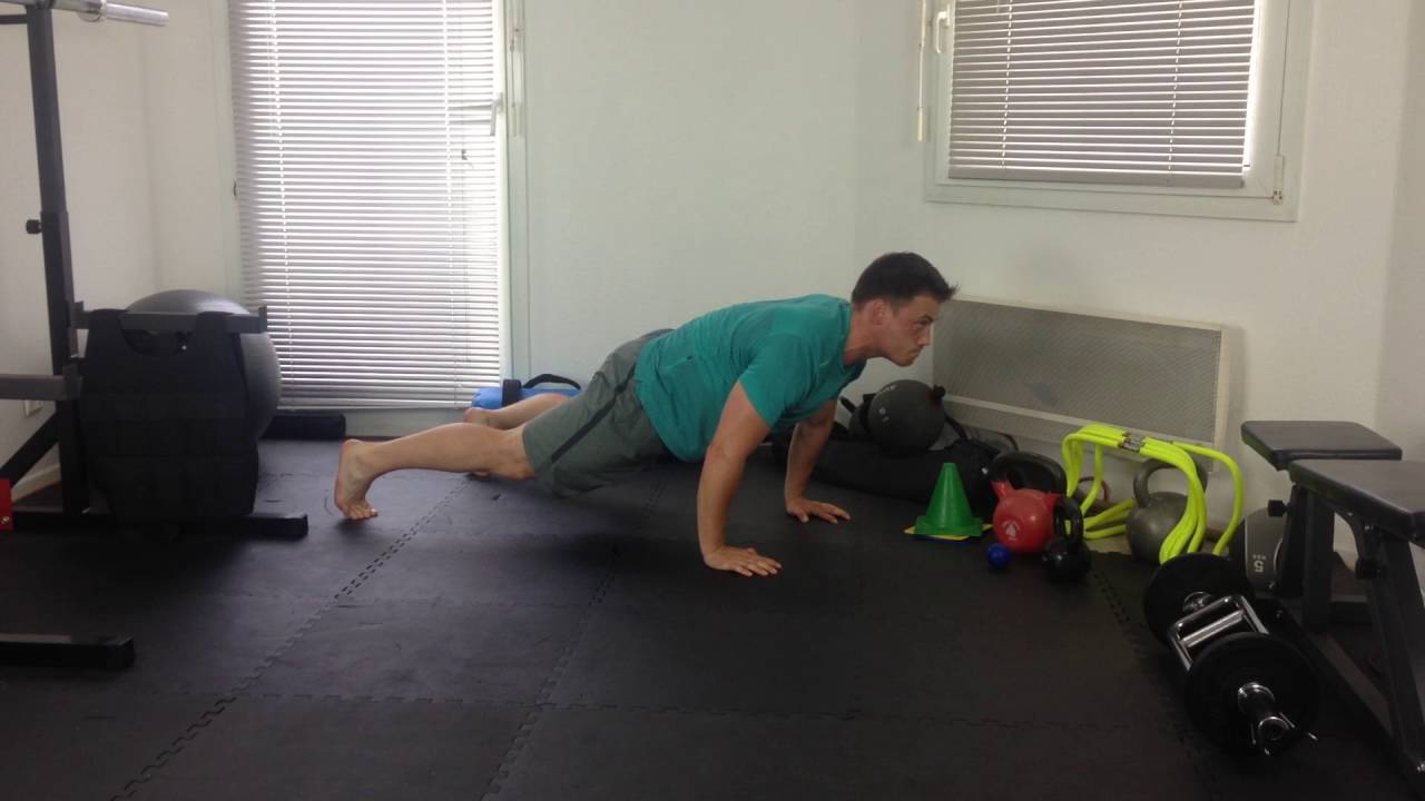 Squat horizontal explosif - YouTube