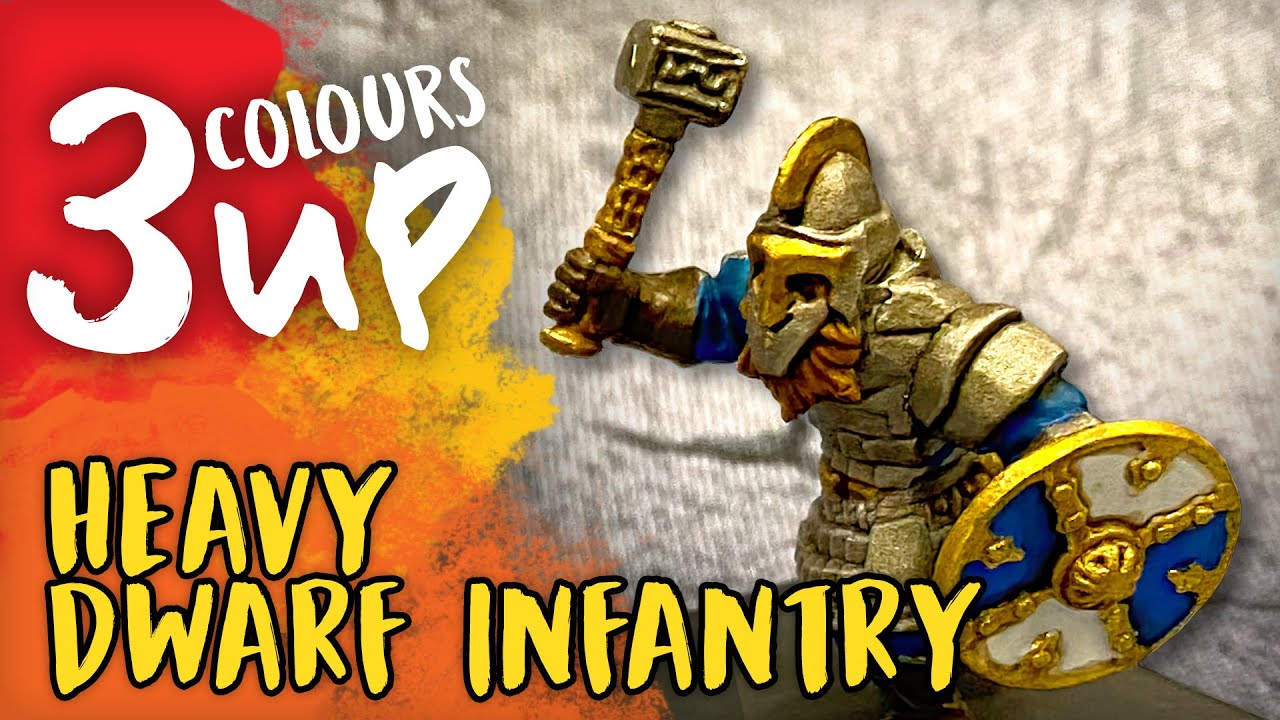 Oathmark Painting Tutorial - Heavy Dwarf Infantry - YouTube