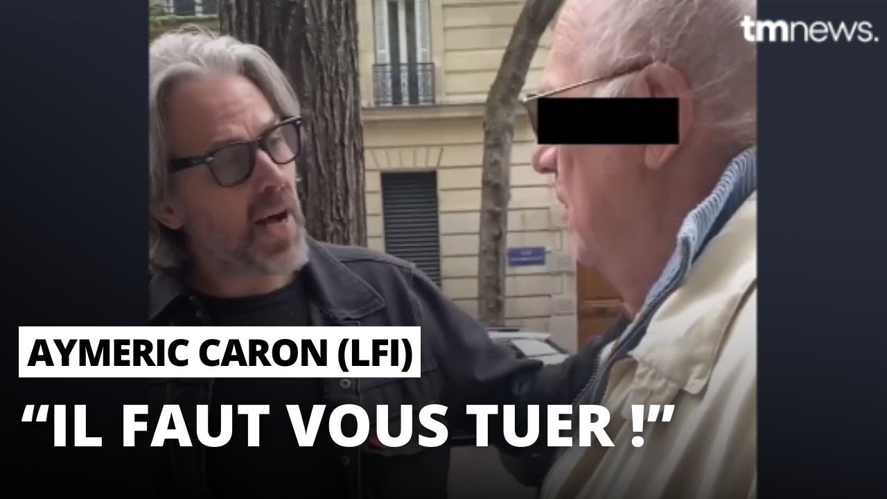 Violente altercation entre Aymeric Caron et un Français de droite en ...