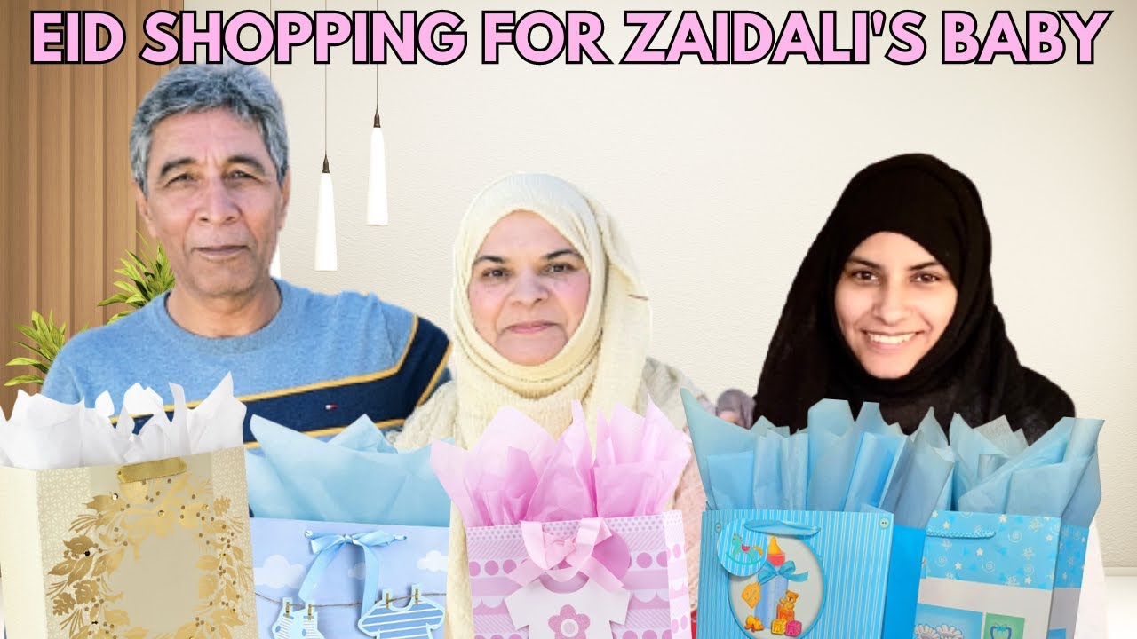 EID SHOPPING FOR ZAIDALI'S BABY - YouTube