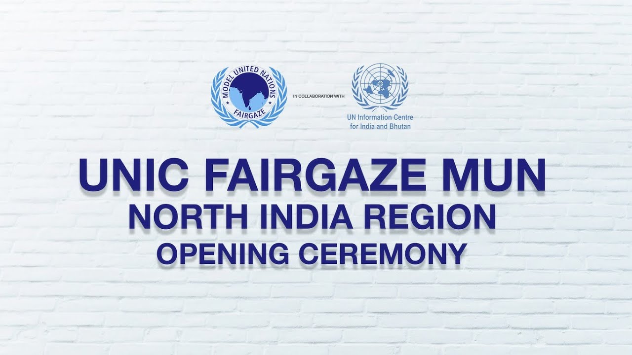 NORTH INDIA REGION MUN | OPENING CEREMONY - YouTube