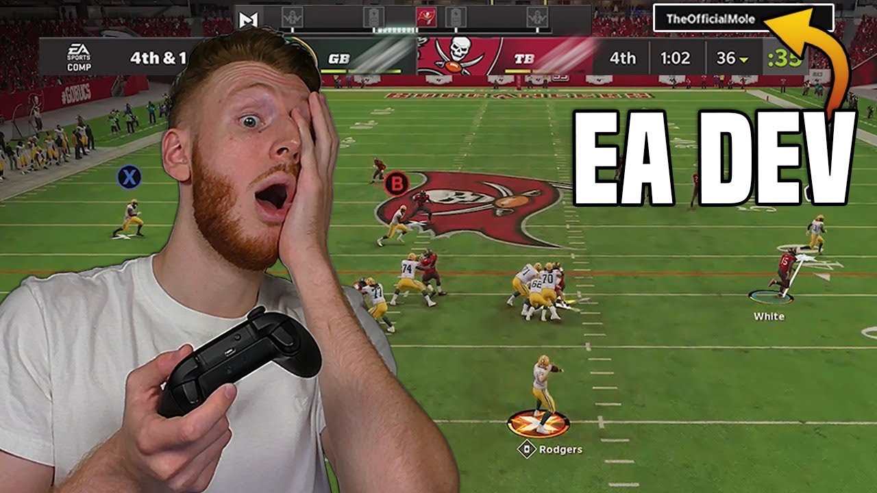 Did we get EXPOSED vs an EA Dev in Madden 22?! - YouTube