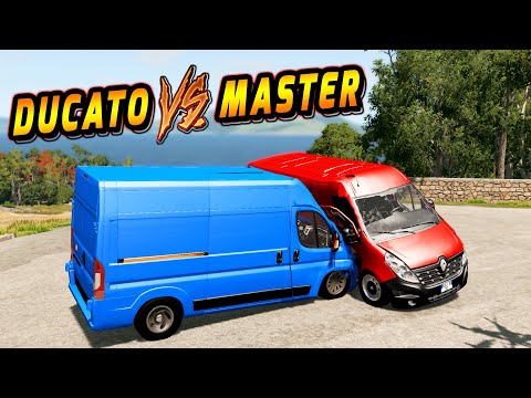 DUCATO VS MASTER İLE DAĞ YOLLARINDA GEZİYORUZ // BeamNG.drive // Diy Arduino steering wheel set