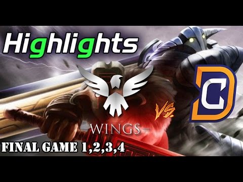 Ti6 Highlights Wing VS Dc Grand final Game 1,2 ,3,4 - YouTube