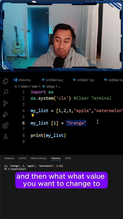 How to Modifying Elements Inside the List in Python #programminglanguage #coding #dataanalytics ...