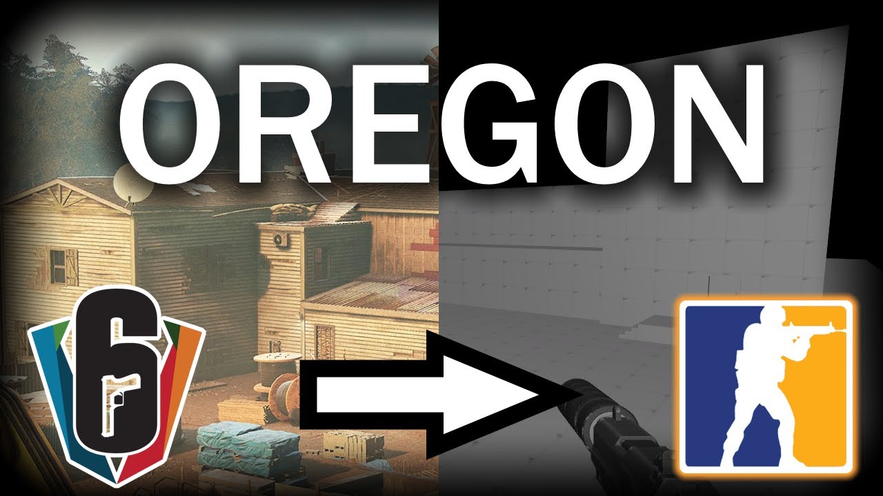 R6 Siege Oregon to Counter-Strike 2 (TESTING BARRICADES WITH A GRENADE ...