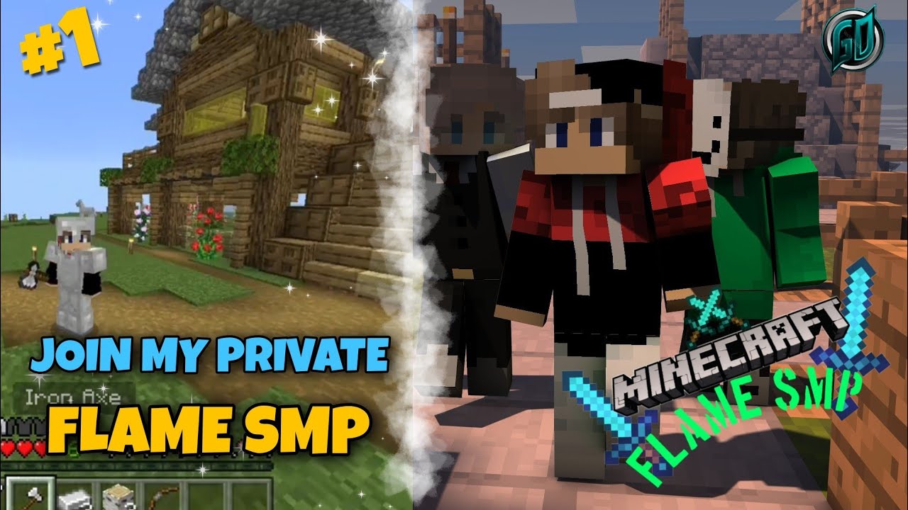 First Day In Flame SMP MCPE 1.19! |How to Join Survival War Smp In MCPE 1.19.2.02√ - YouTube