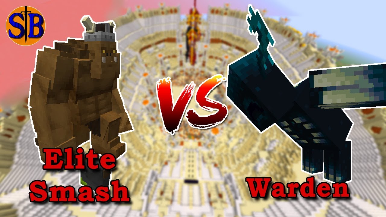 Elite smash (Advent of Ascension) vs Warden | Minecraft Mob Battle ...