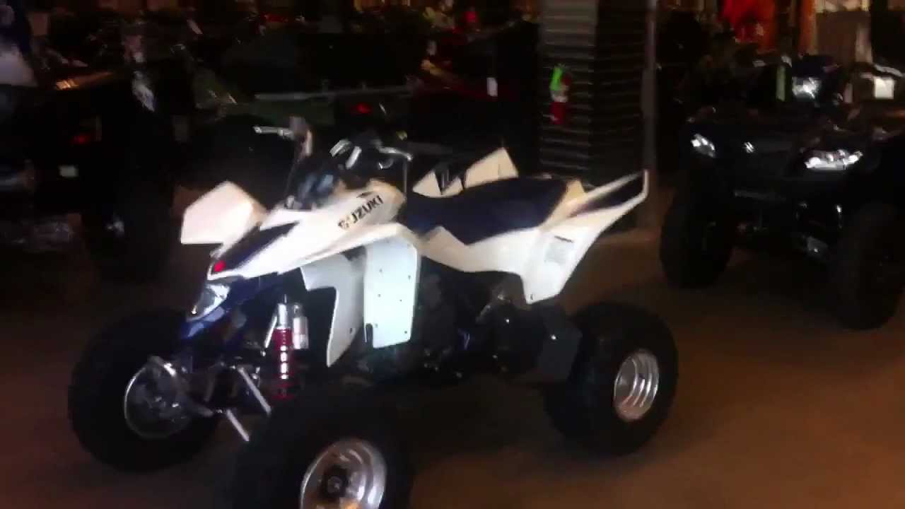 2012 Suzuki QuadSport LTZ400 White - YouTube