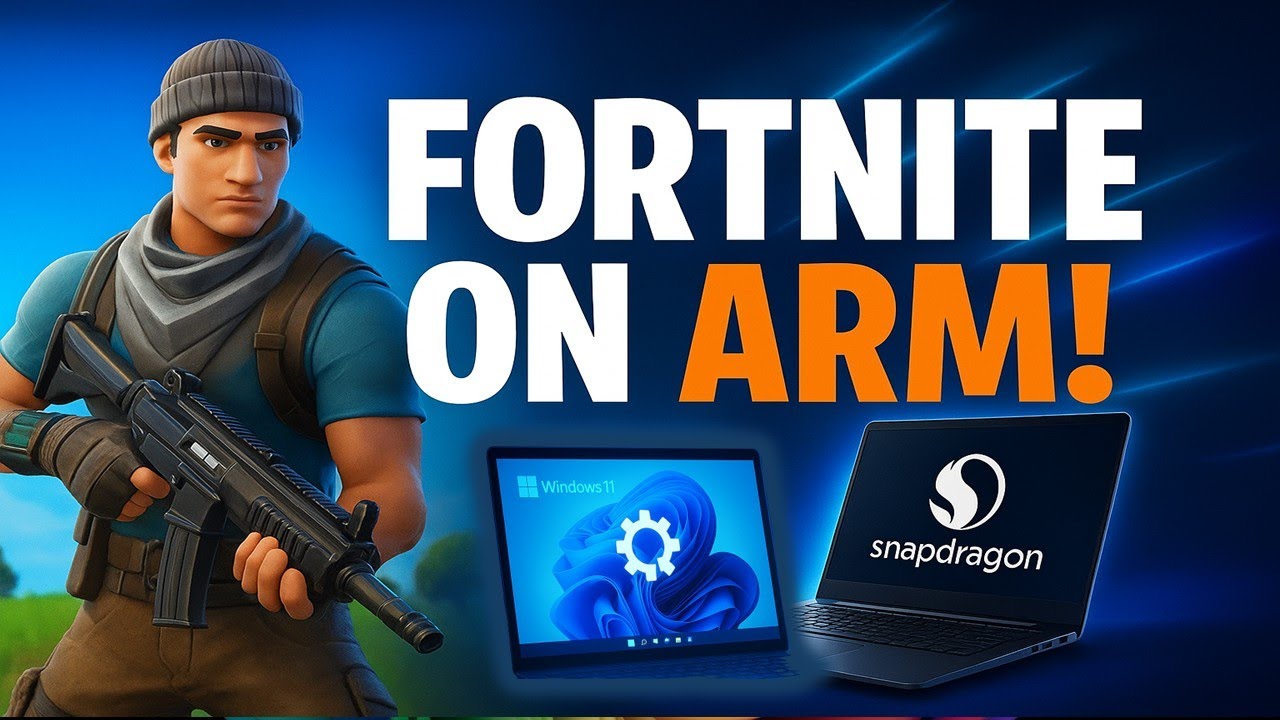 Fortnite Finally Runs on Windows ARM! Snapdragon X Gaming Update 🔥 ...