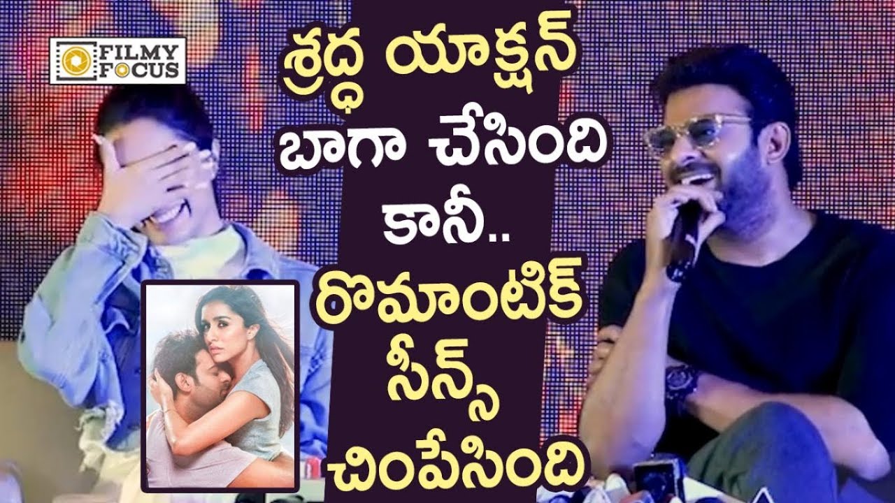 Prabhas Talking about Saaho Movie Romantic Scenes, See Shraddha Kapoor ...
