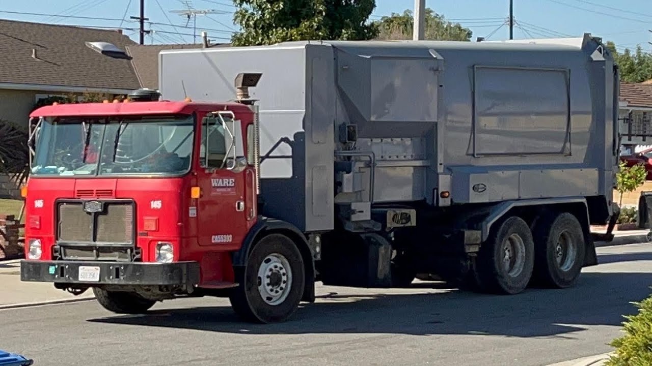 Ware disposal trucks #154 on green waste, #145 on trash and #138 on ...