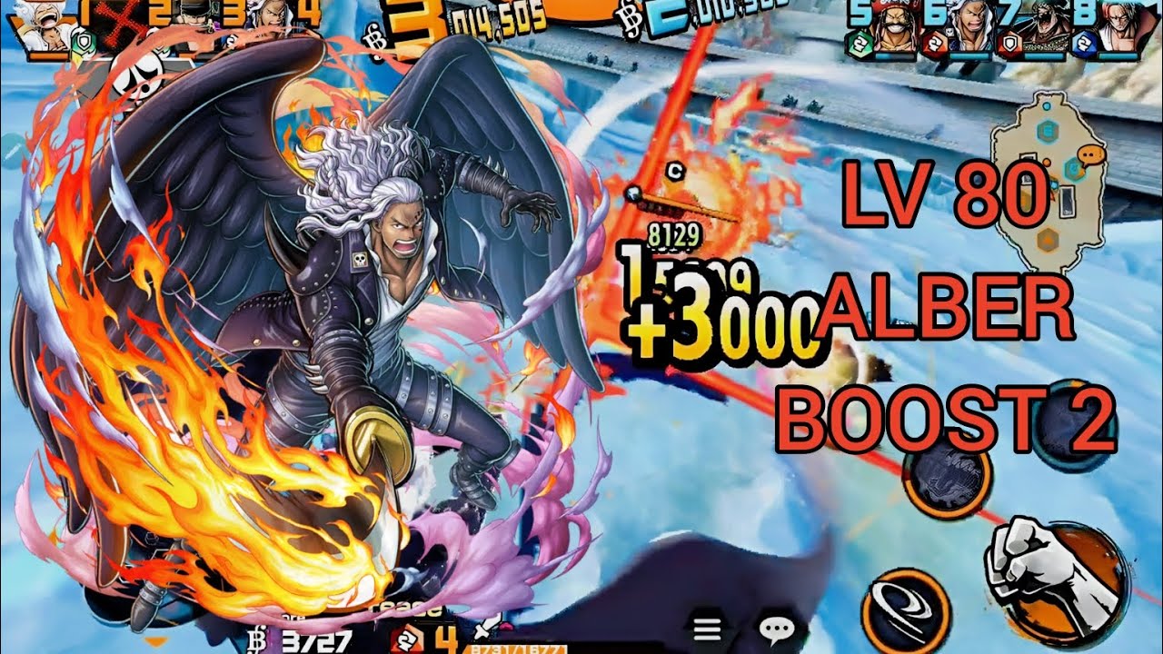 LV 80 KING ALBER BOOST 2 GAMEPLAY!! SS LEAGUE KO'S GEAR 5 LUFFY EASY ...