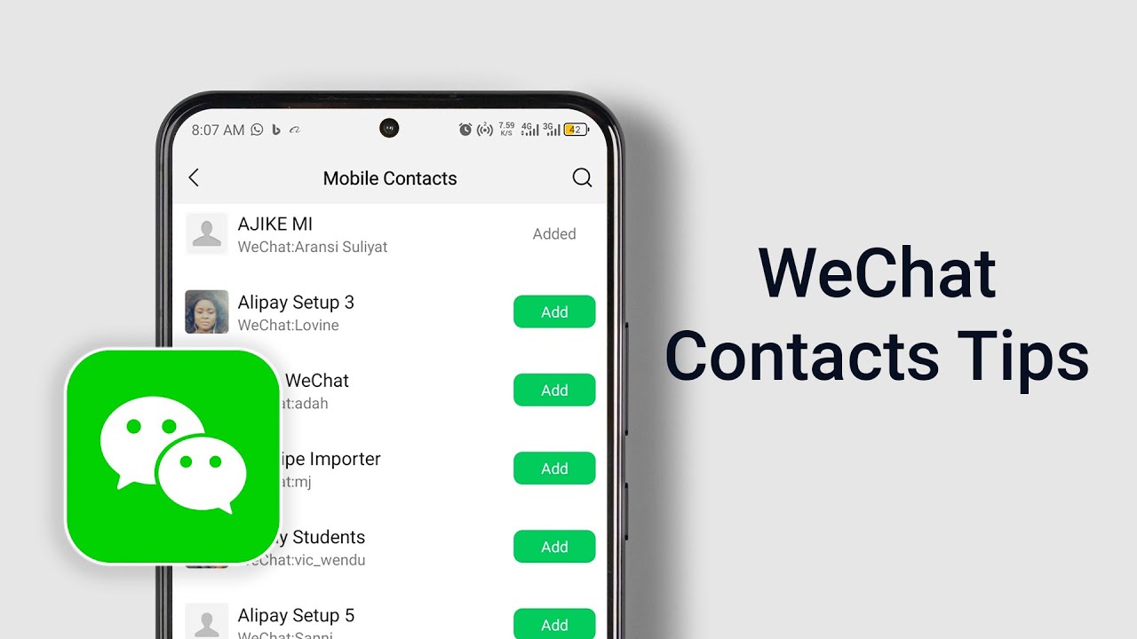💡 WeChat Contact Tips—View & Manage Your Connections Easily! - YouTube