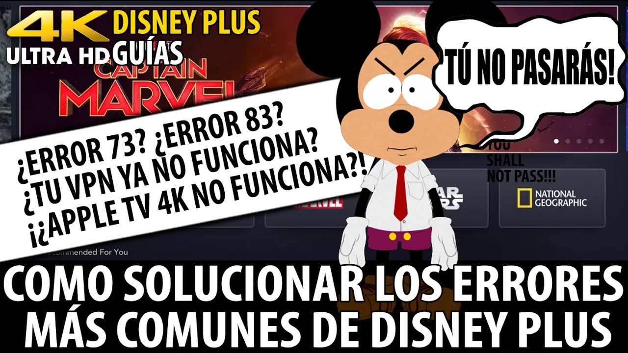 Ayuda Disney Plus Error 83 Oh No Conoce 4 Errores Y Sus