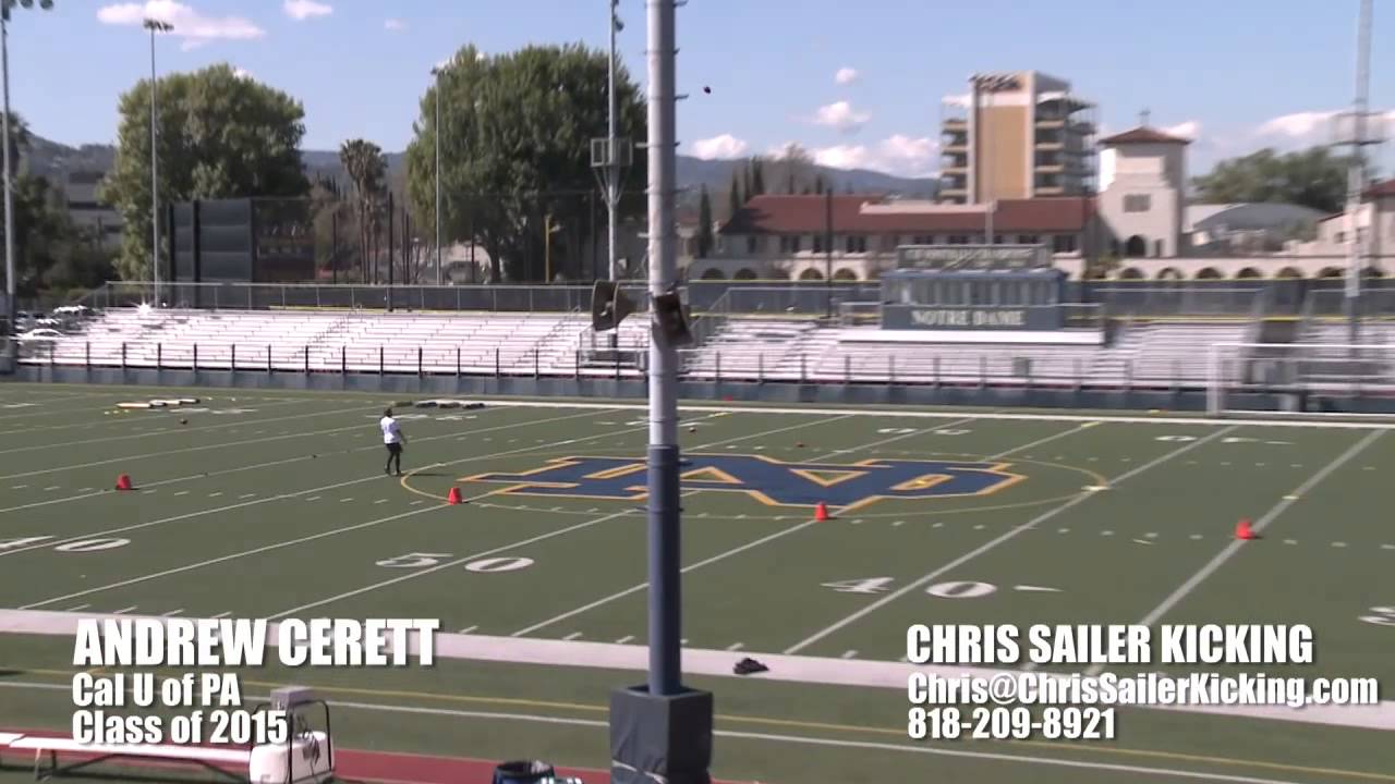 Andrew Cerett - Punter - YouTube