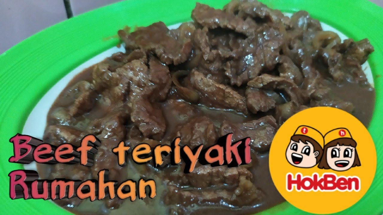 Resep beef teriyaki ala hokben - YouTube