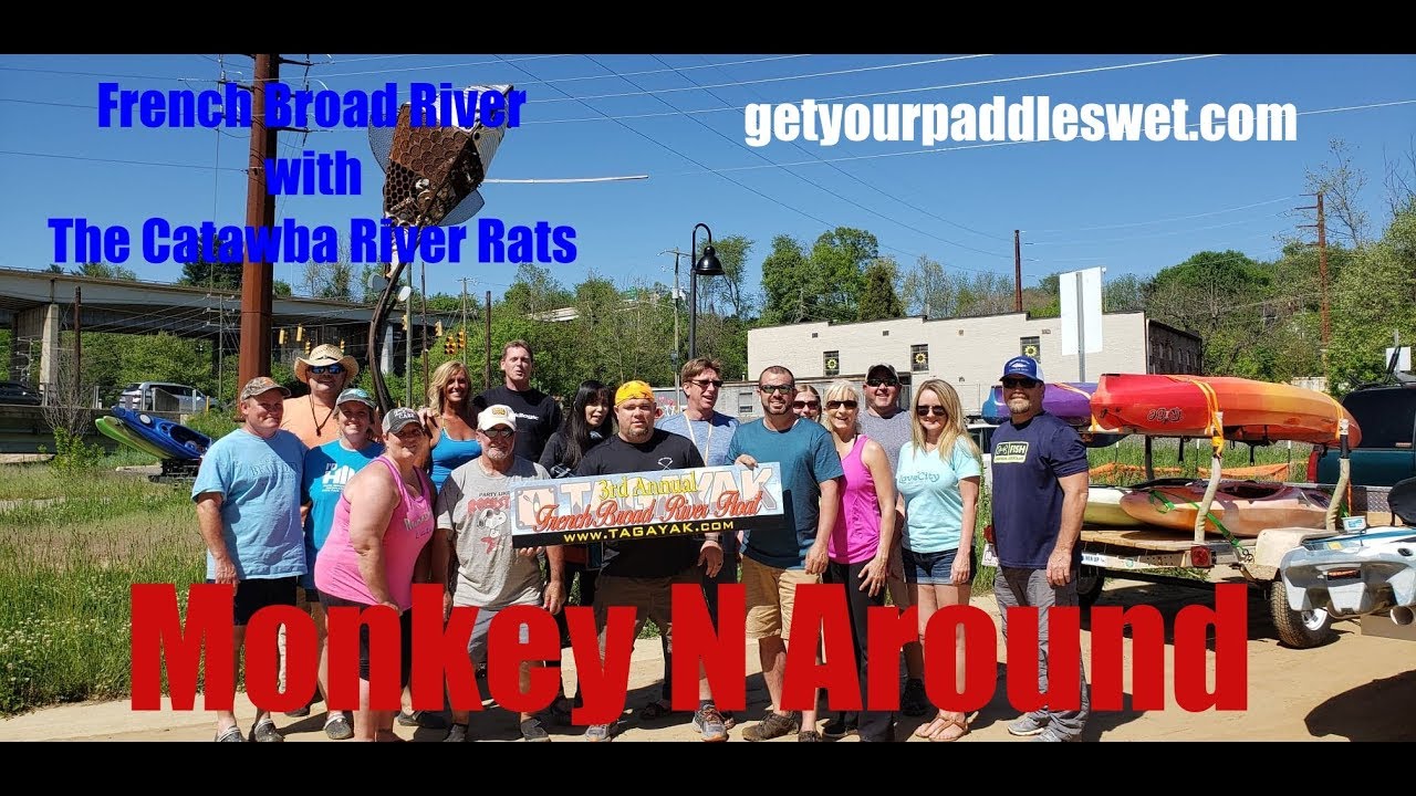 French Broad River Kayak with The Catawba River Rats. - YouTube