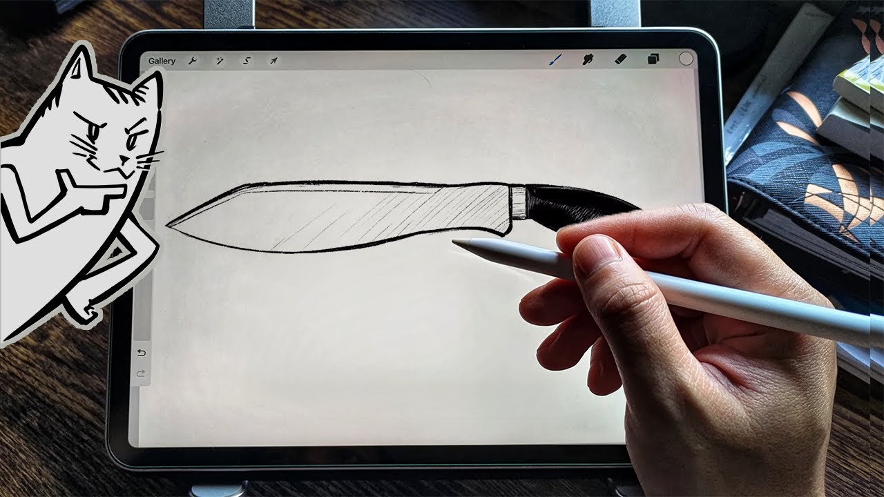 How to draw bolo 🔪 - YouTube