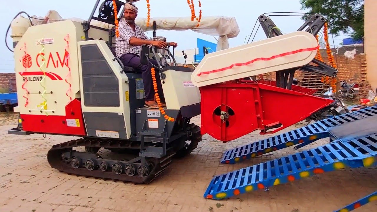Chain Harvester Machine New Harvester Farmer Friendly Machine Customer ...
