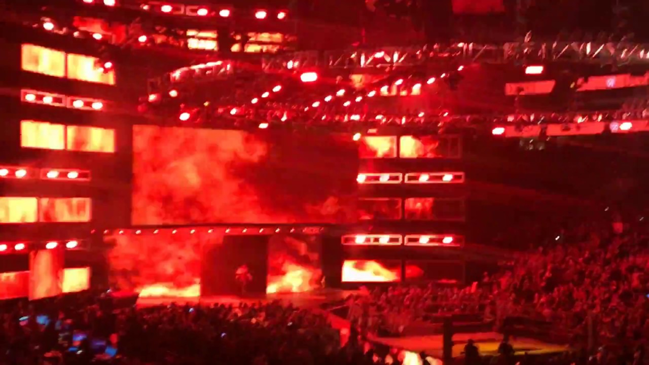 WWE Kane Entrance RAW Live In Philly! - YouTube