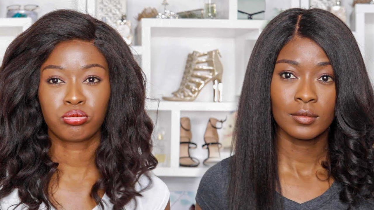 How To Flatten Your Wig & Define The Part | NEW T-Part Wig By ...