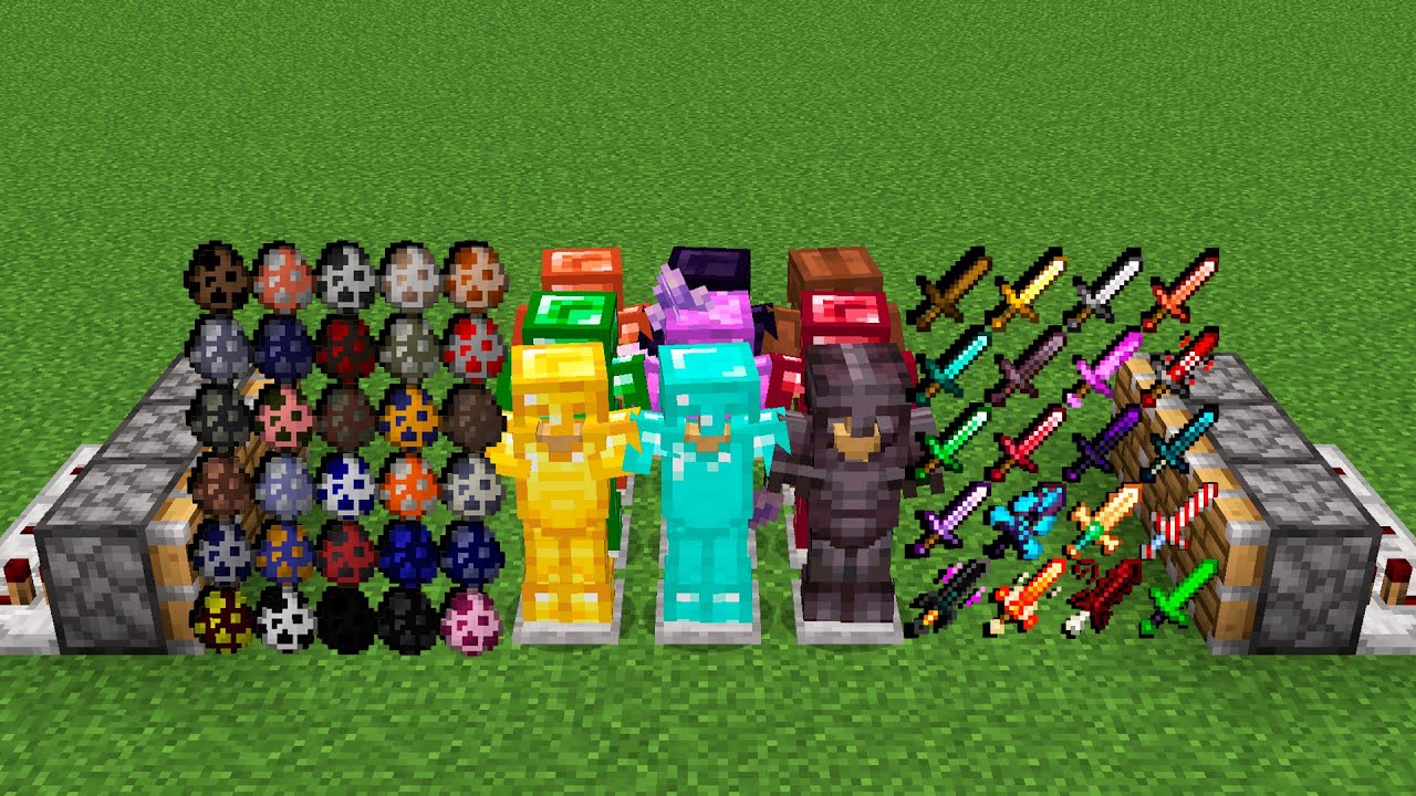 X999 Armors And All Eggs And All Swords Combined Youtube