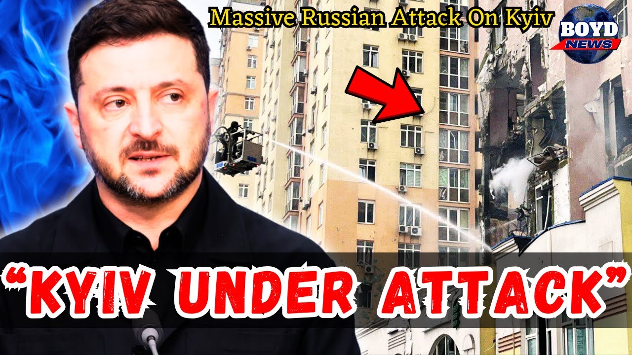 KYIV UNDER ATTACK AS RUSSIA BOMBARDS UKRAINE | ZELENSKYY HEADS FOR ...