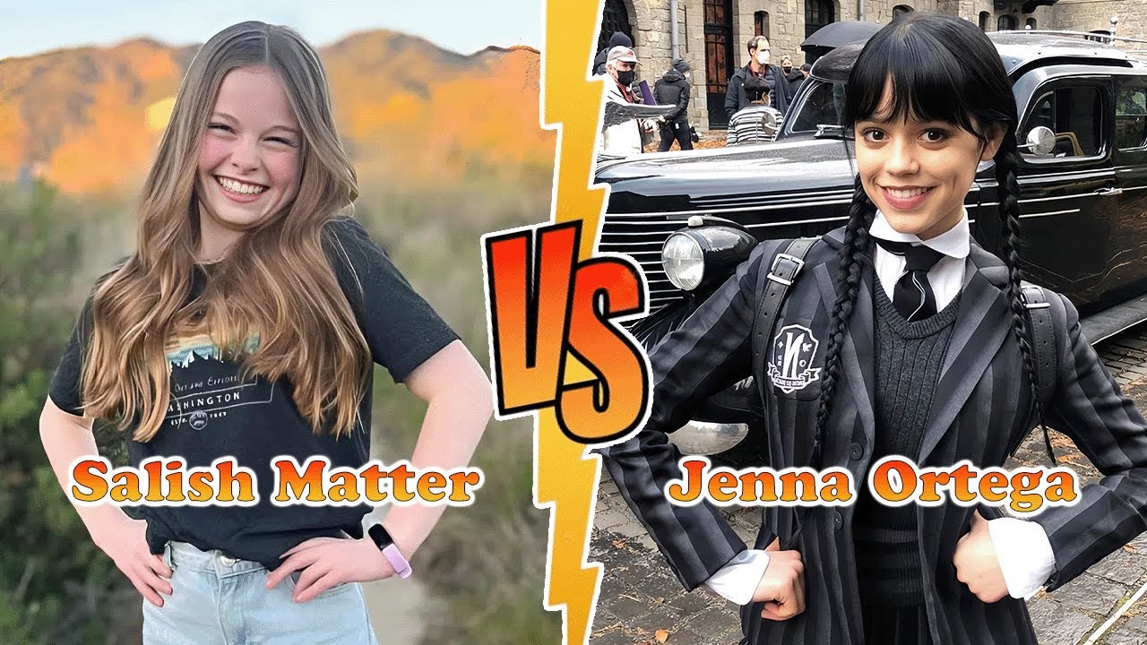 Salish Matter VS Jenna Ortega Transformation 👑 New Stars From Baby To ...