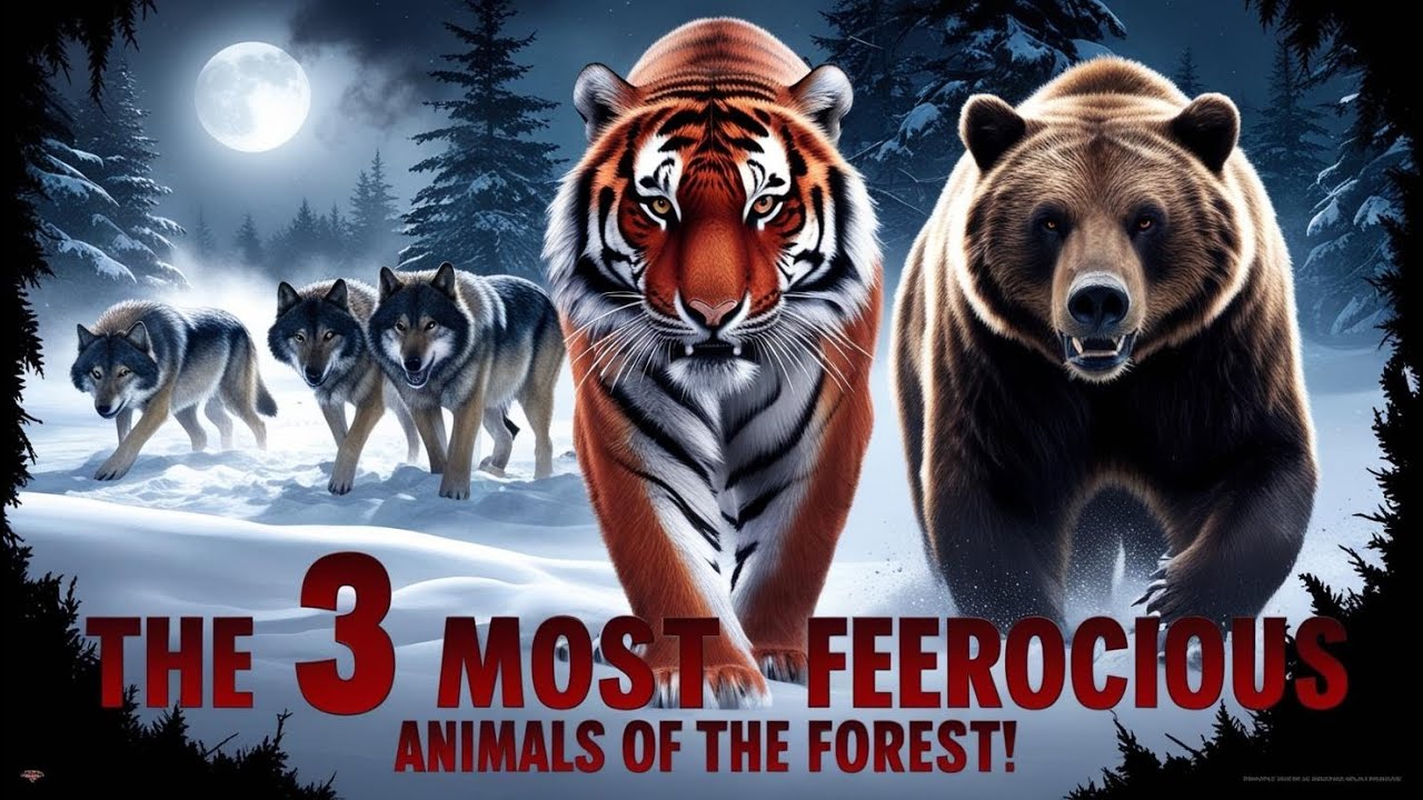 The 3 Most Ferocious Beasts of the Forest! - YouTube