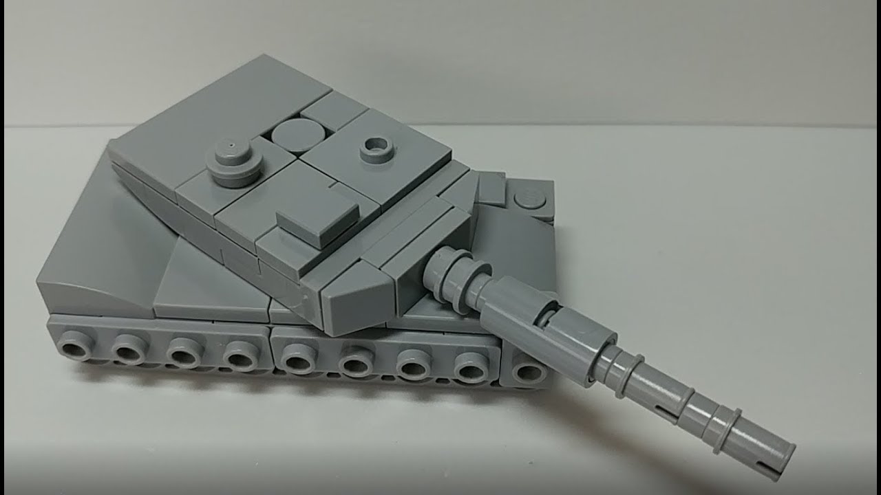 Mini Lego M1 Abrams MBT Instructions - YouTube