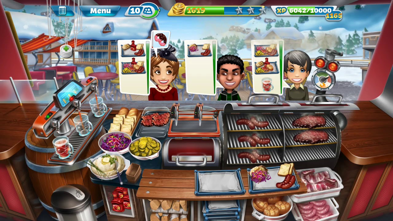 Cooking Fever: SMOKEY GRILL BBQ lvl #40 gameplay - YouTube