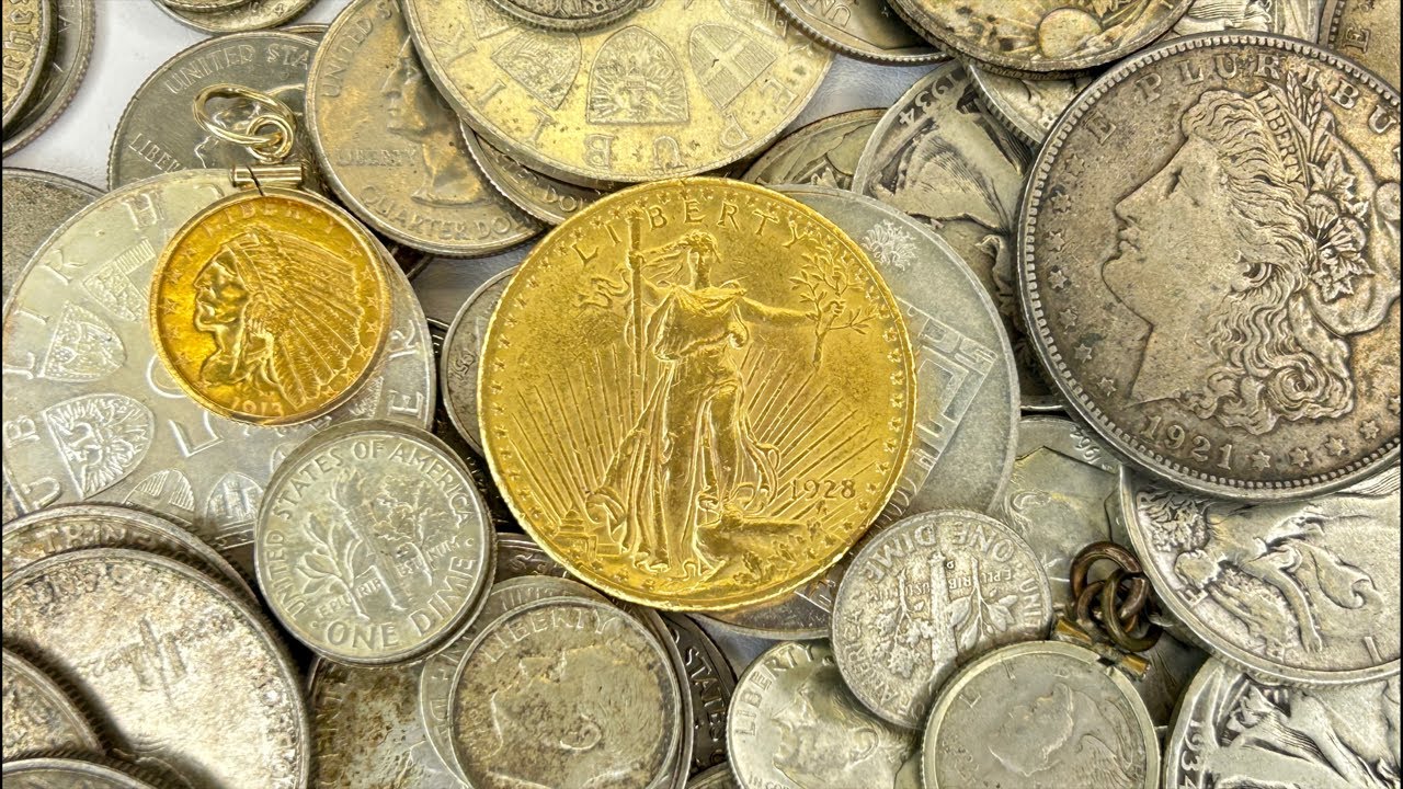 Cash for Worn Coins, Gold, Silver, Broken And Unwanted Jewelry - YouTube