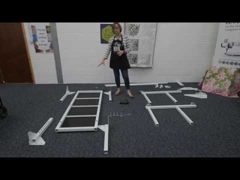 No 1 Little Foot Frame Setup - YouTube